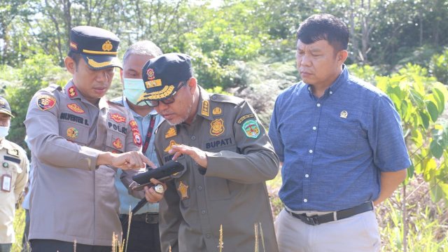 Bakal Jadi Kawasan Industri, Bupati Tinjau Eks Lahan Kompensasi DAM Karebbe