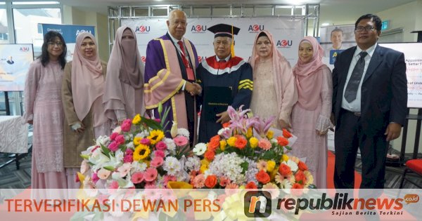 Sattar Taba Raih Gelar Profesor dari Asia e University Malaysia