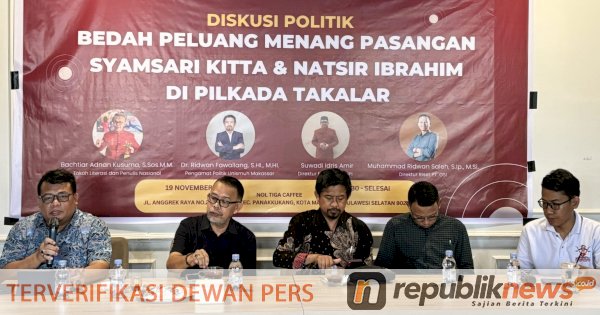 Survei PT IPI di Pilkada Takalar 2024: Selisih Tipis, Syamsari-Natsir ...