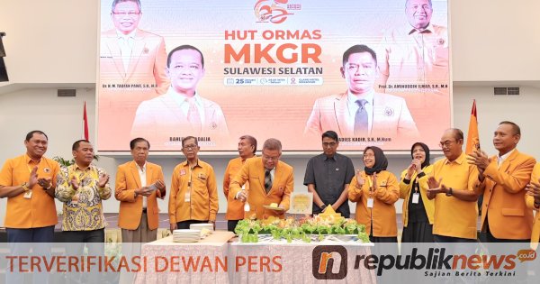 Momentum HUT ke-65 MKGR Sulsel Diwarnai Seminar Nasional Hingga ...